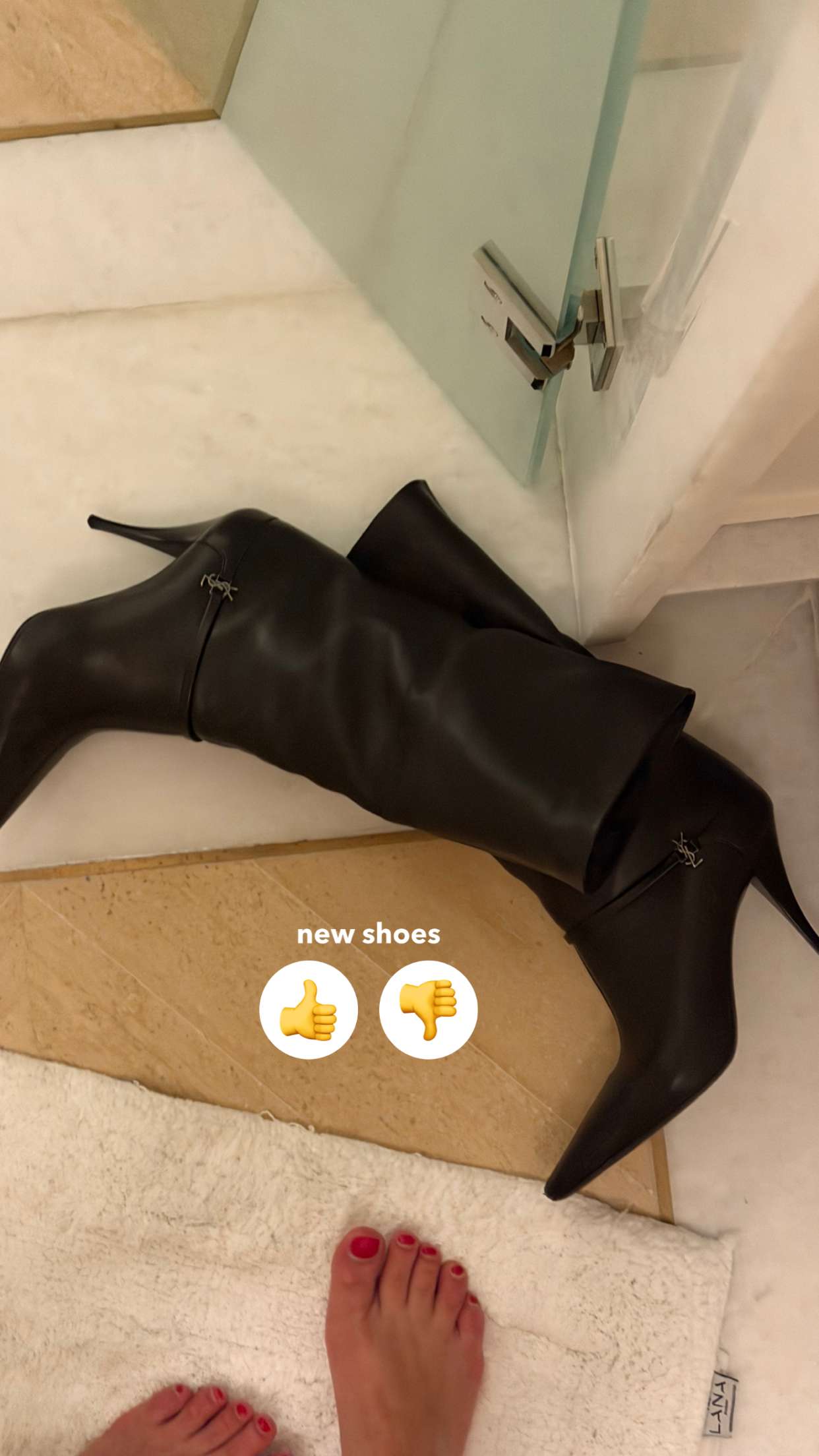 Lily Chee's feet