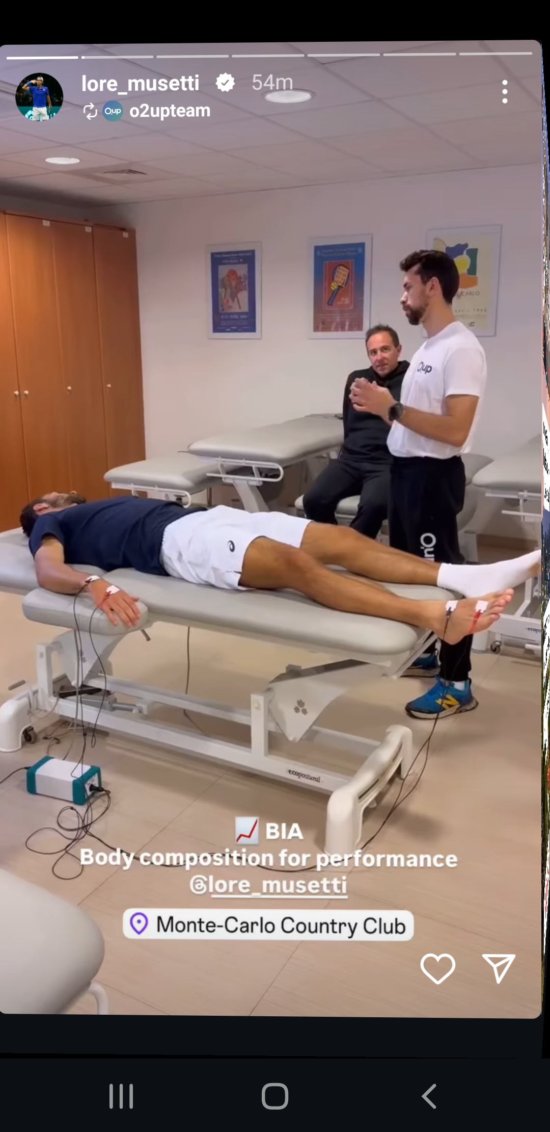 Lorenzo Musetti's feet