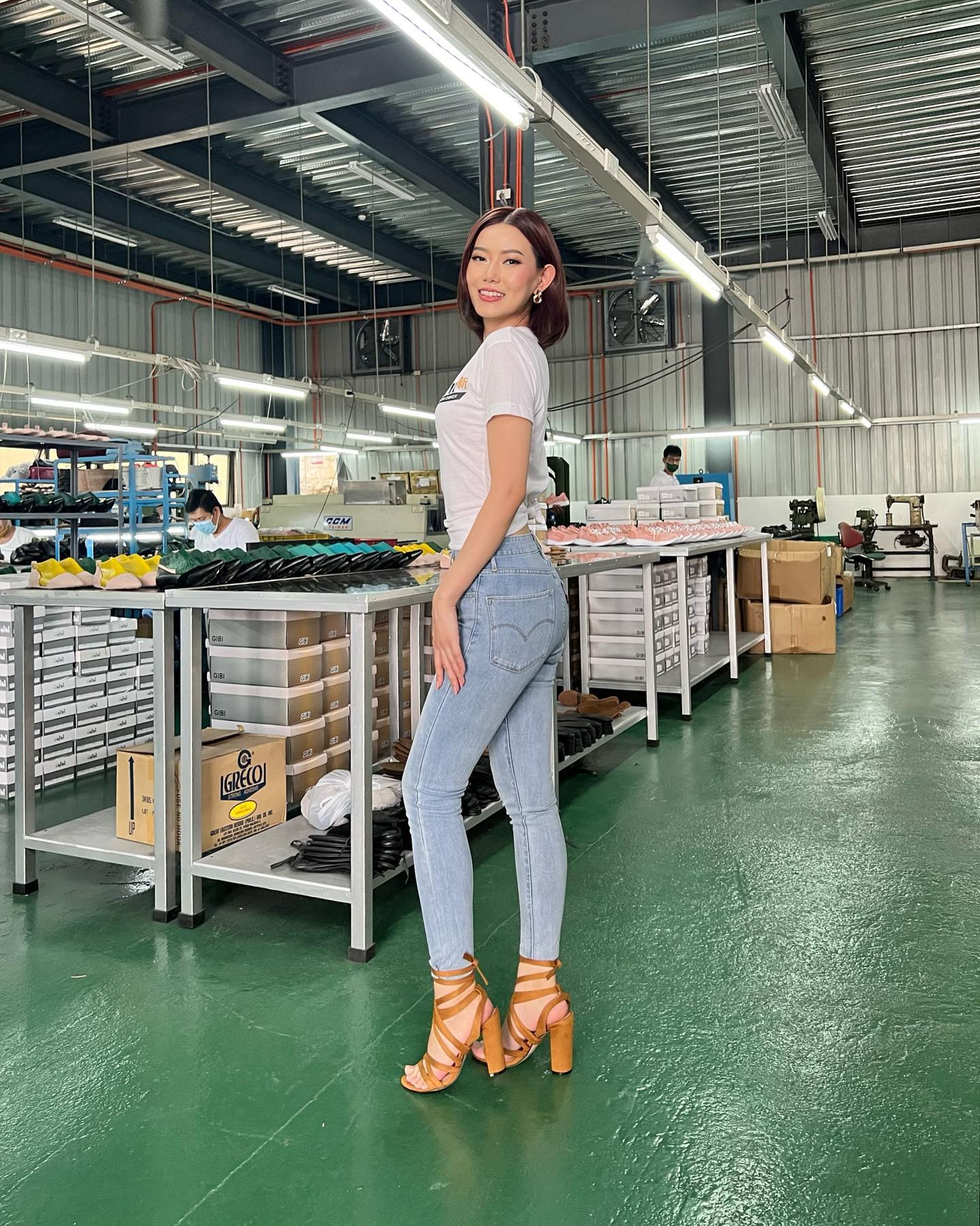 Lorraine Wong's feet