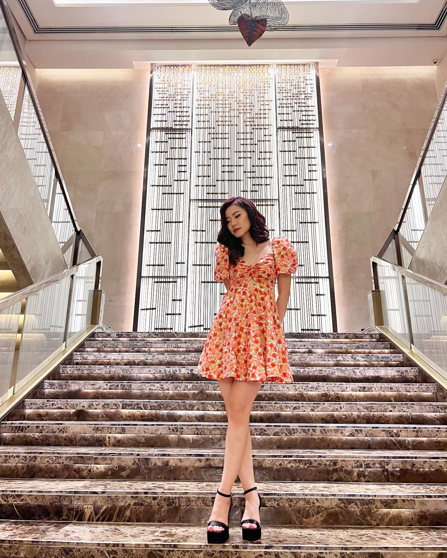 Lorraine Wong's feet
