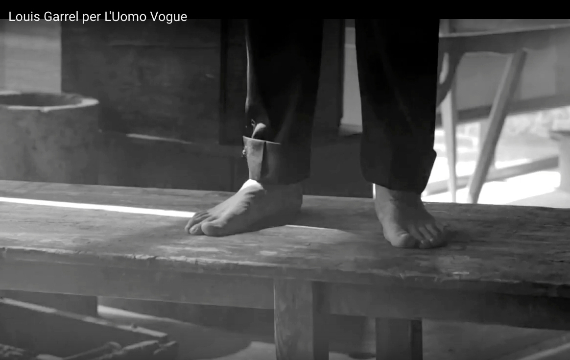 Louis Garrel's feet