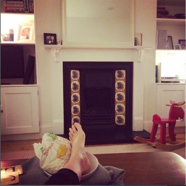 Louisa James's feet