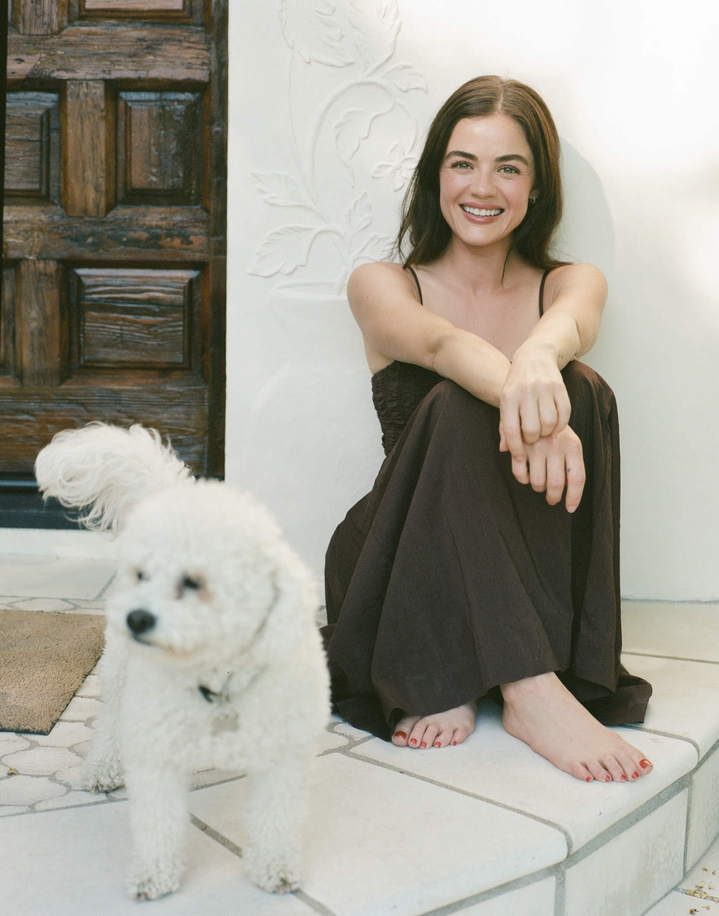 Lucy Hale's feet