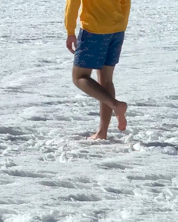 Luke Eich's feet