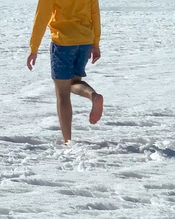 Luke Eich's feet