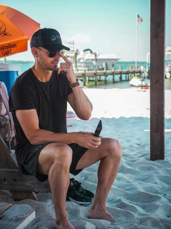 Luke Pell's feet