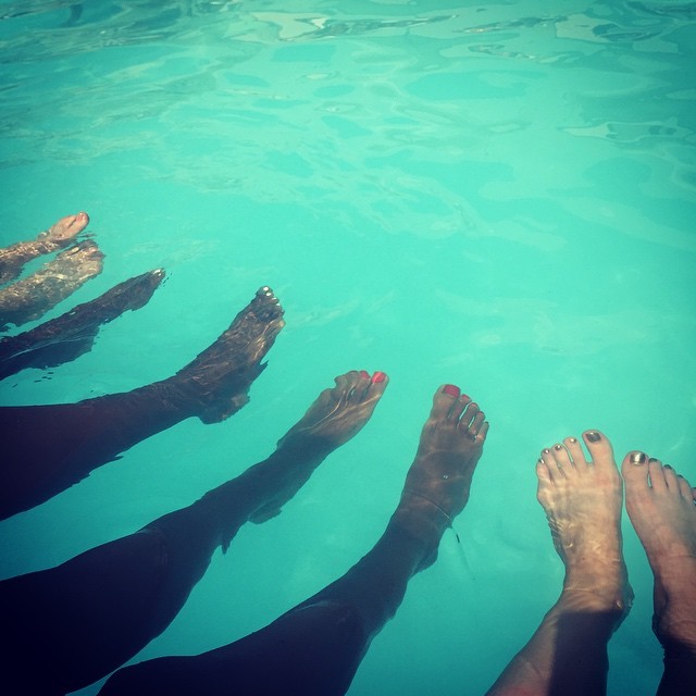 M.J. Delaney's feet