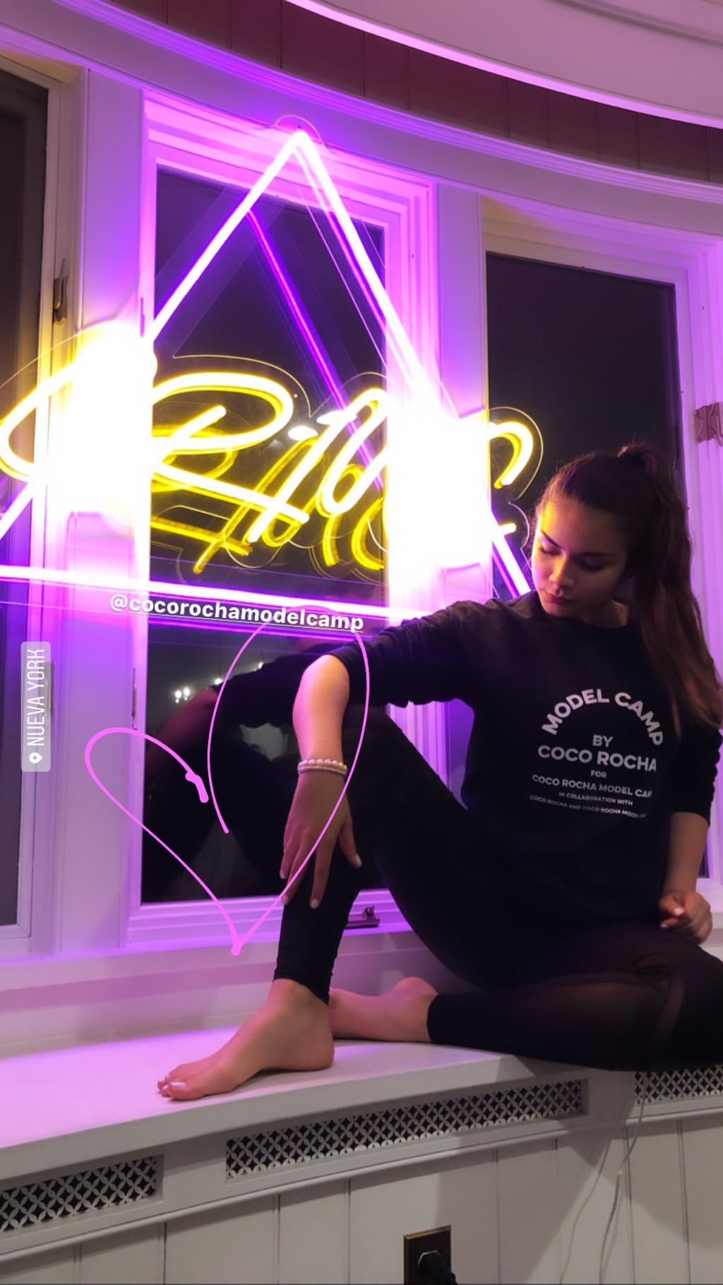 Marcela Santamaria's feet