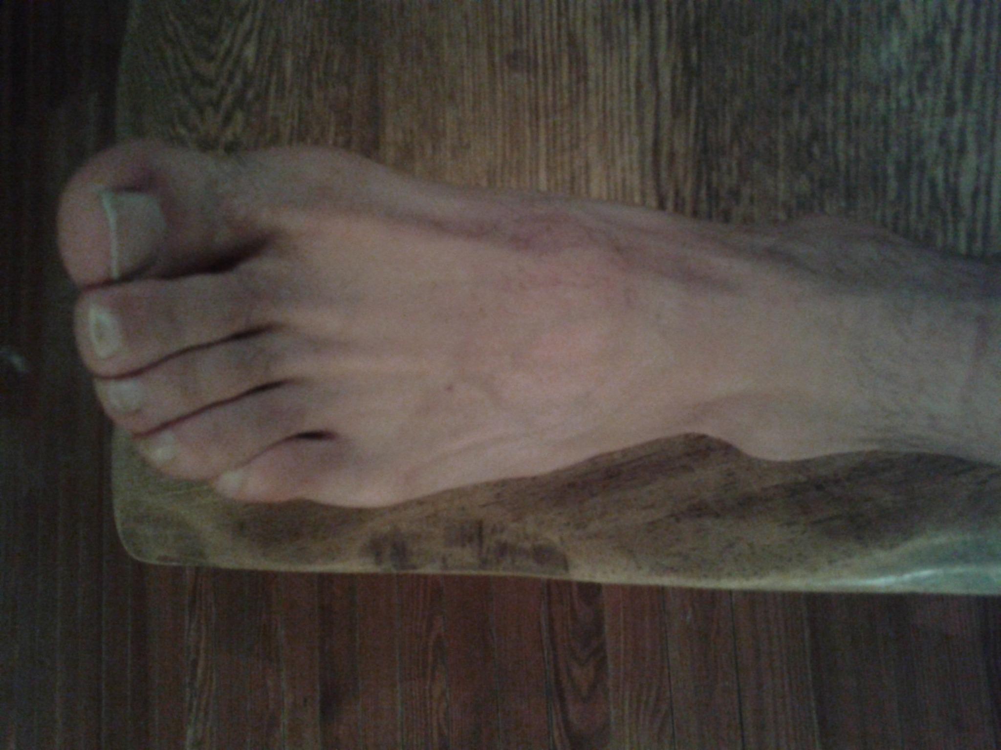 Marcelo Mazzarello's feet