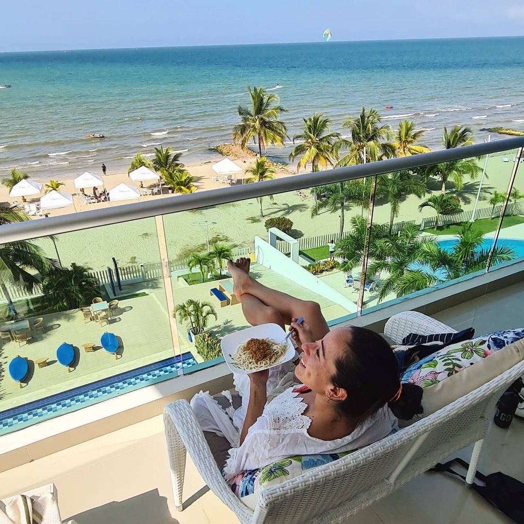 Mariana Pajón's feet
