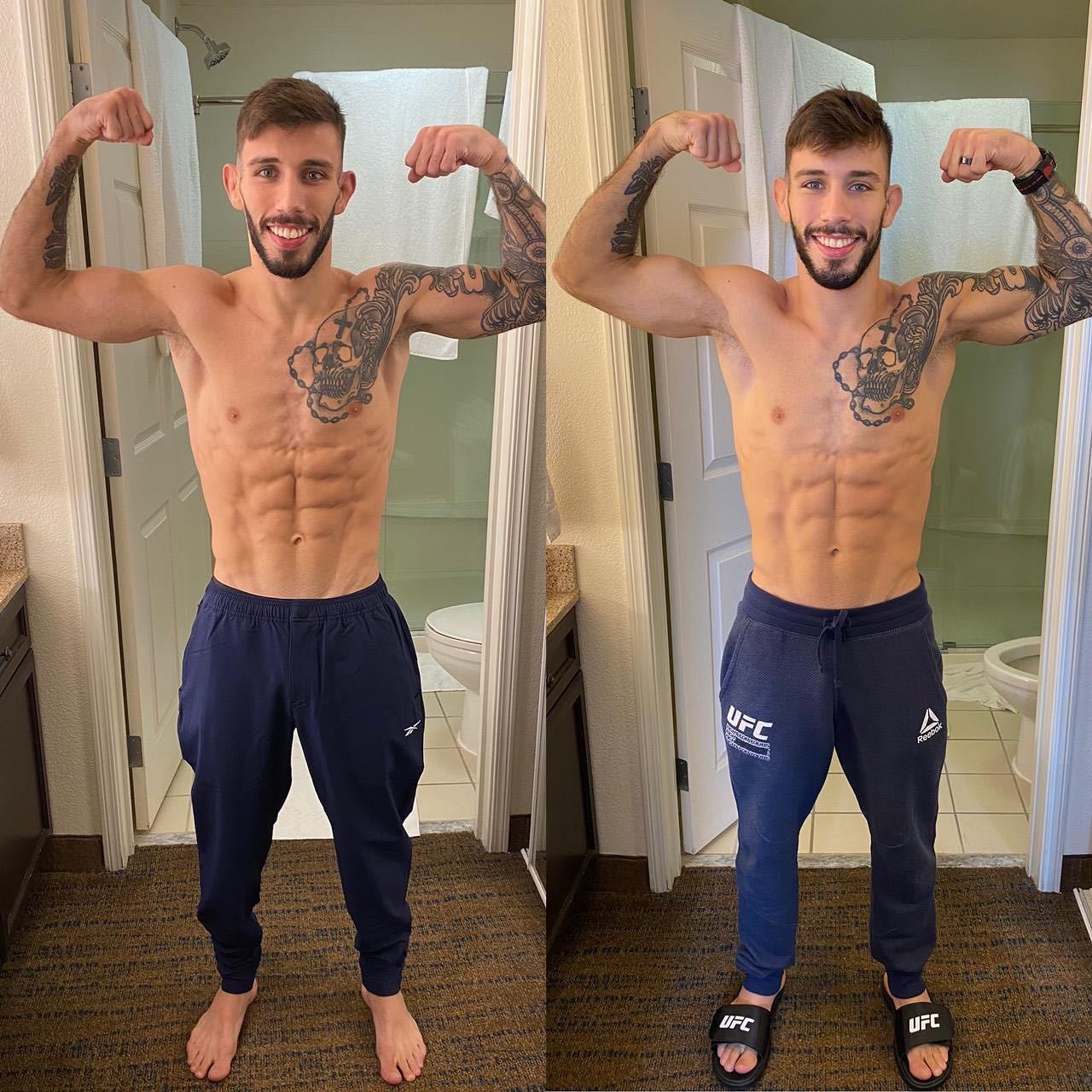 Matheus Nicolau's feet