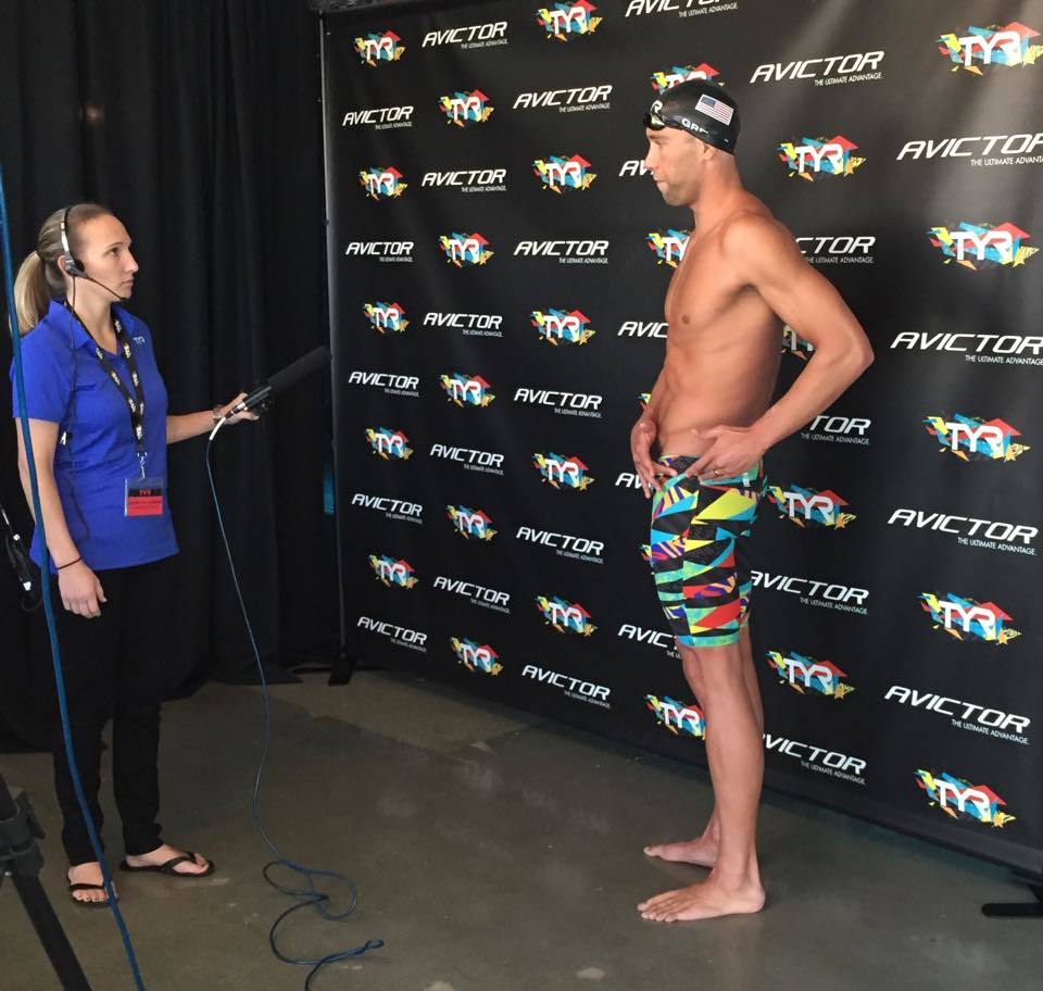 Matt Grevers's feet