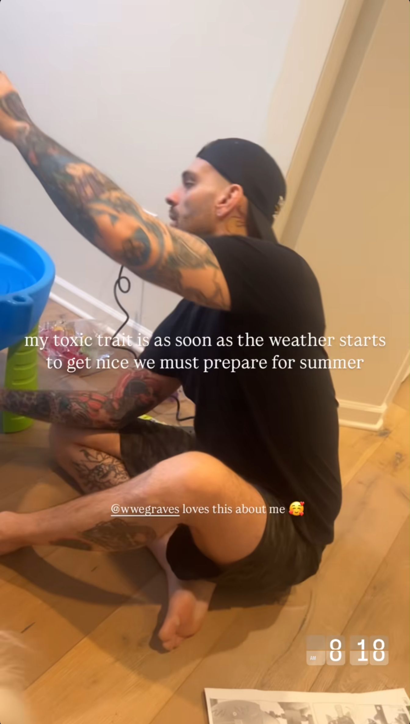 Matt Polinsky's feet