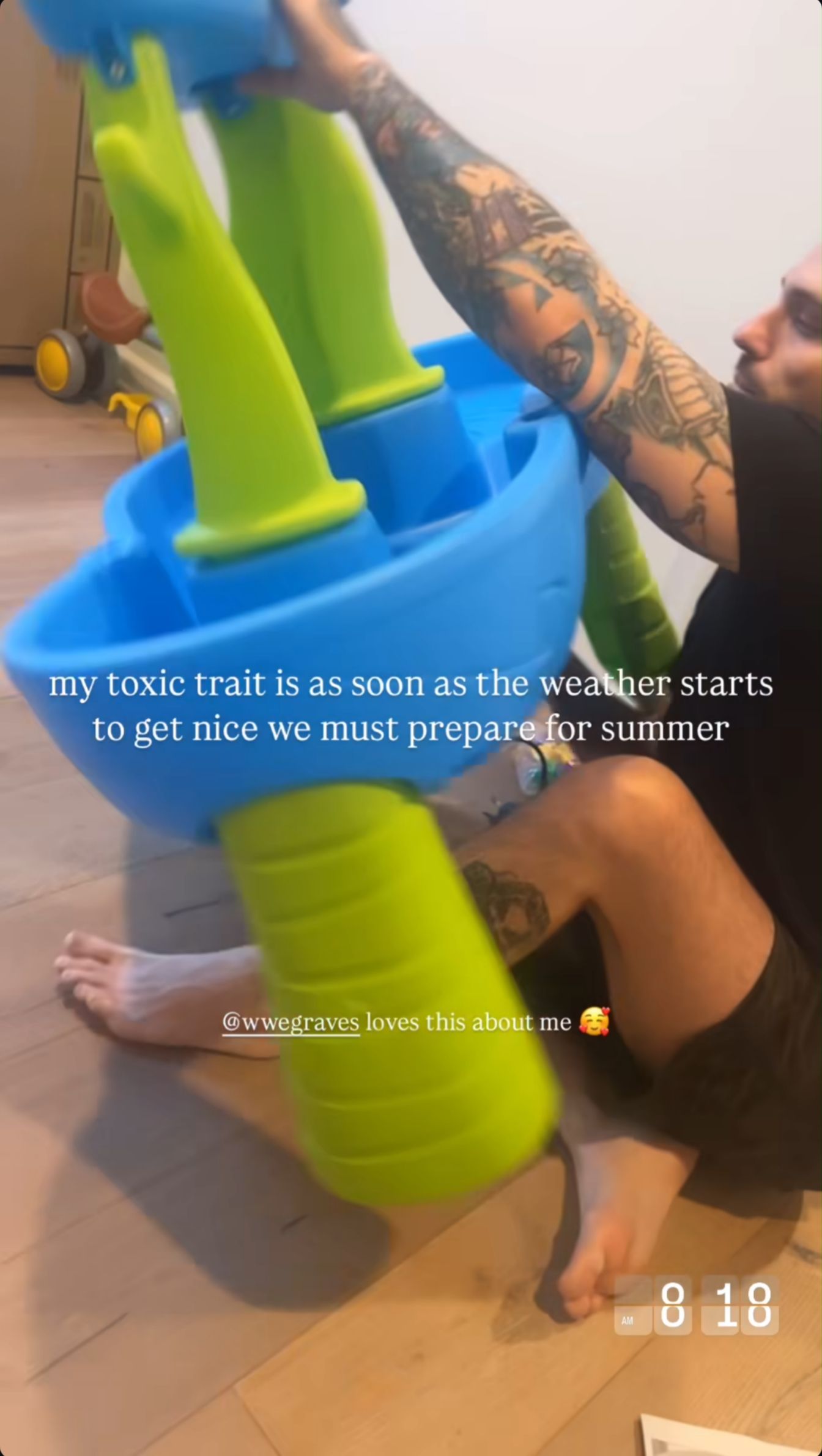 Matt Polinsky's feet