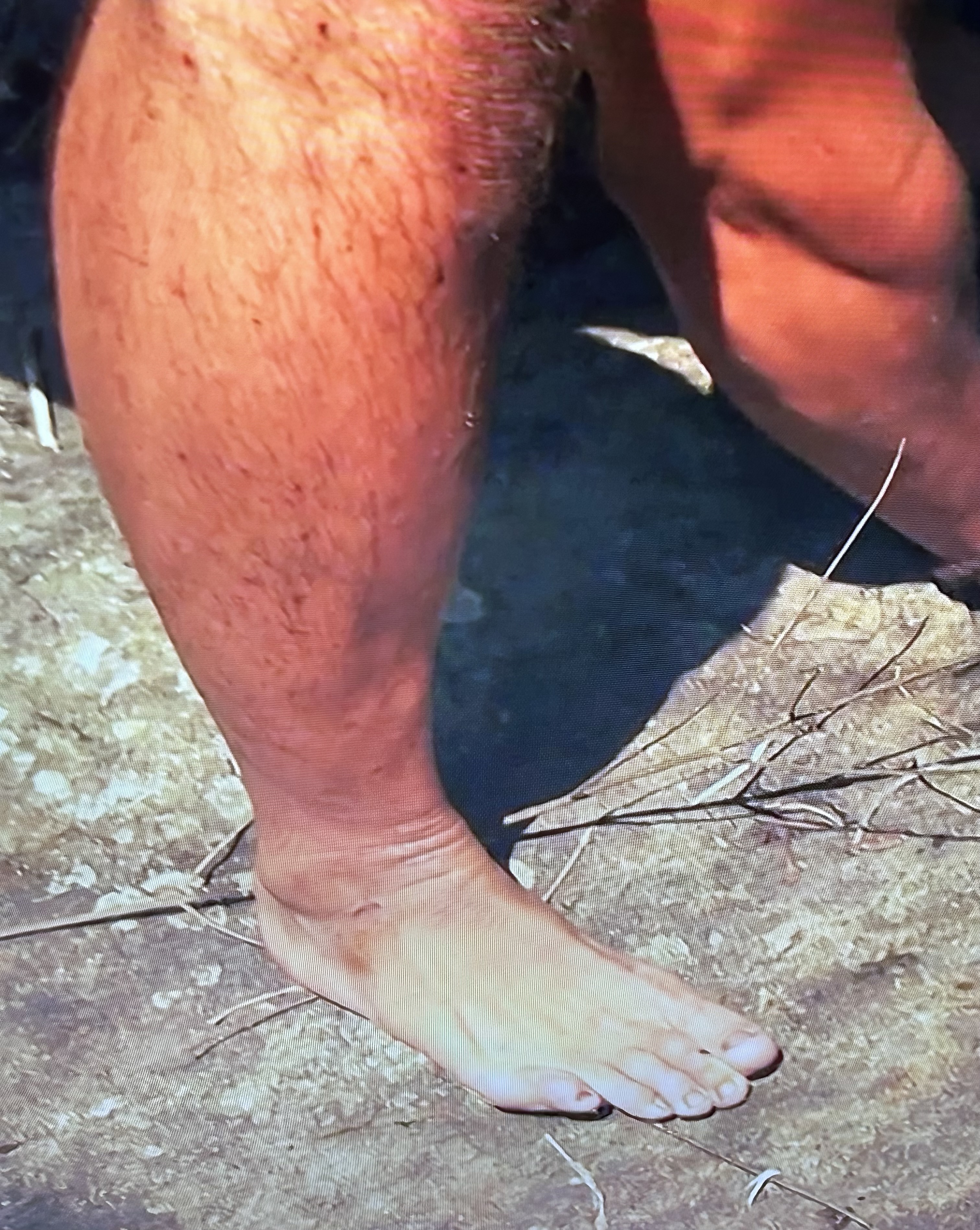 Matt Wright's feet