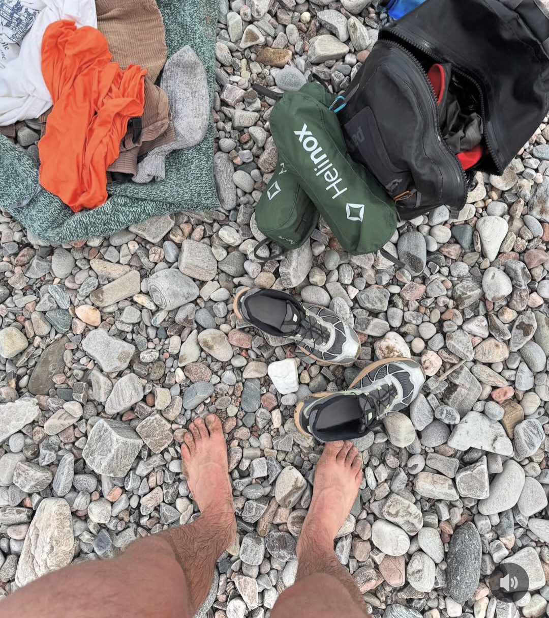 Matthew Hyndman's feet