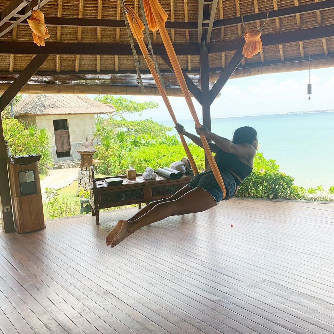 Maurielle Lue's feet