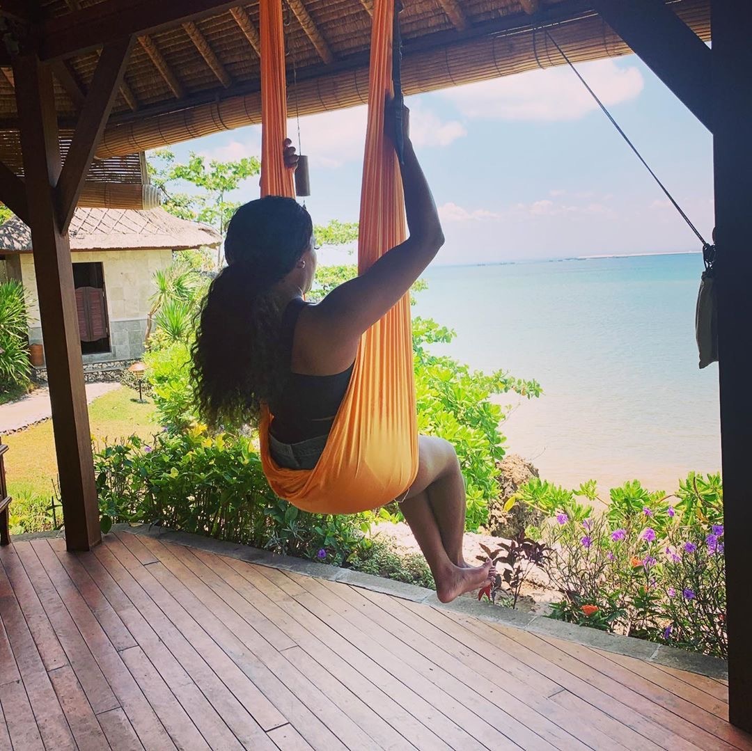 Maurielle Lue's feet