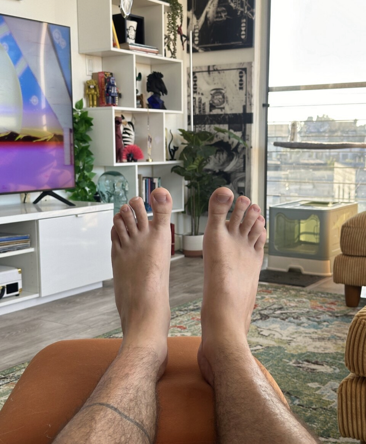 Maverick McConnell's feet
