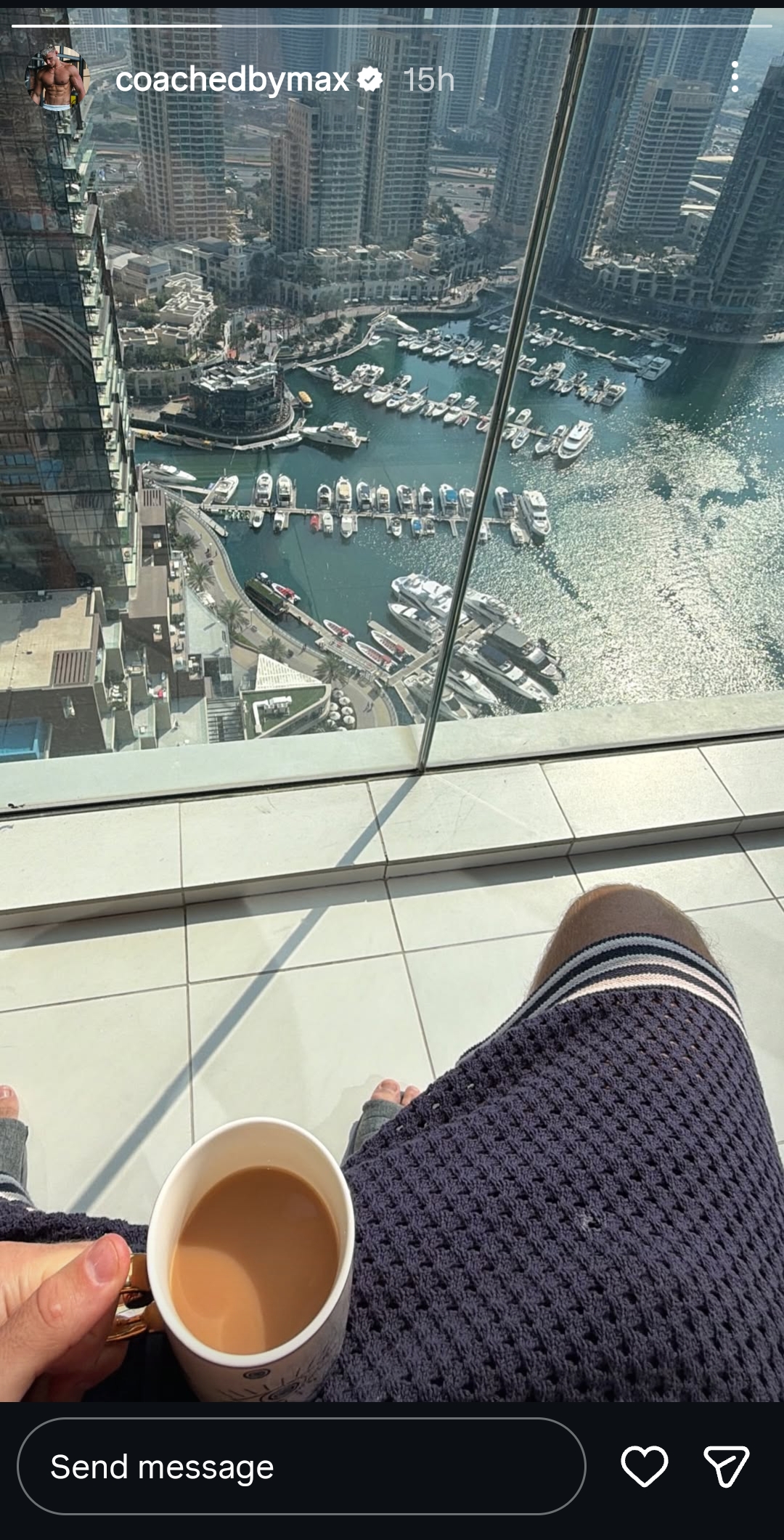 Max Wyatt's feet