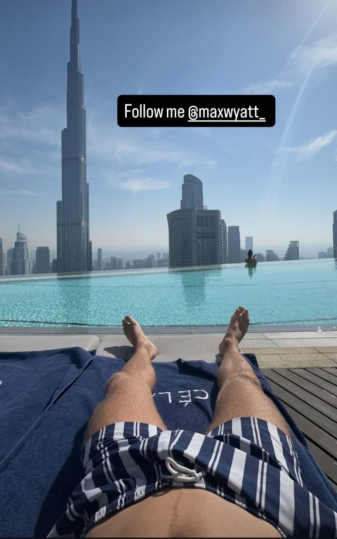 Max Wyatt's feet