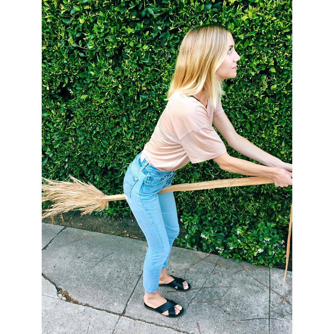 Megan Stevenson's feet