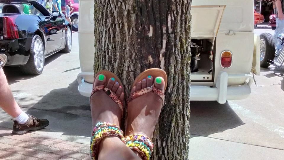 Meka Johnson's feet