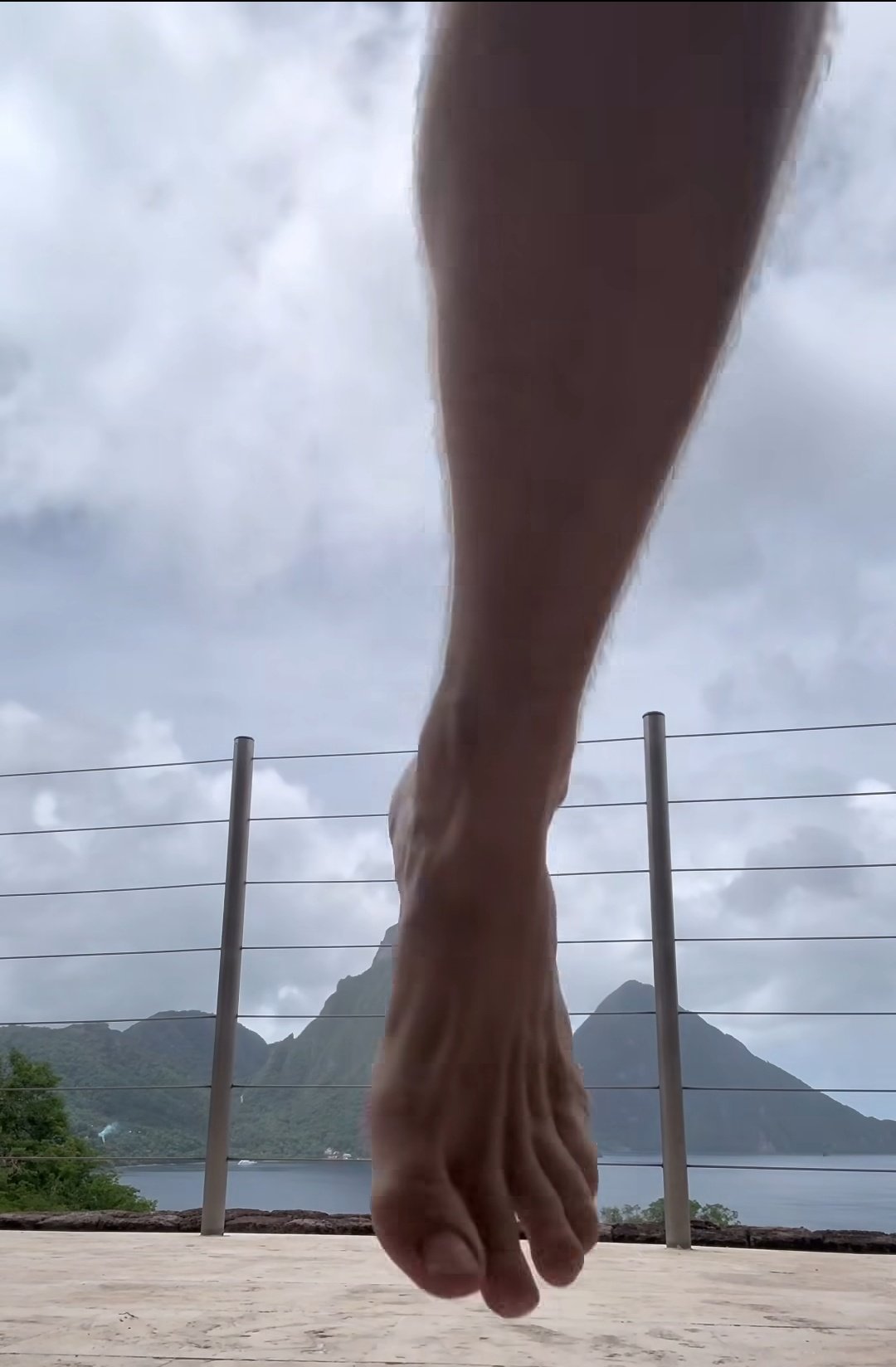 Micah Wallace's feet