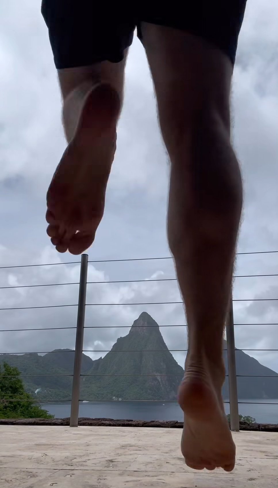 Micah Wallace's feet