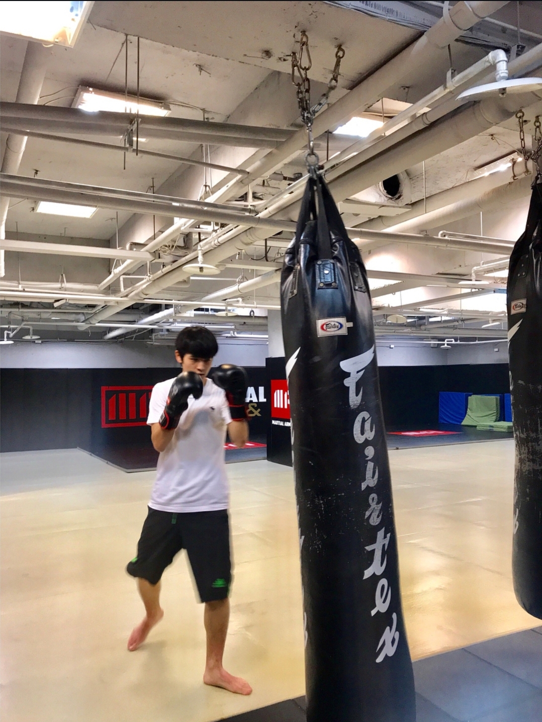 Michael Chang's feet