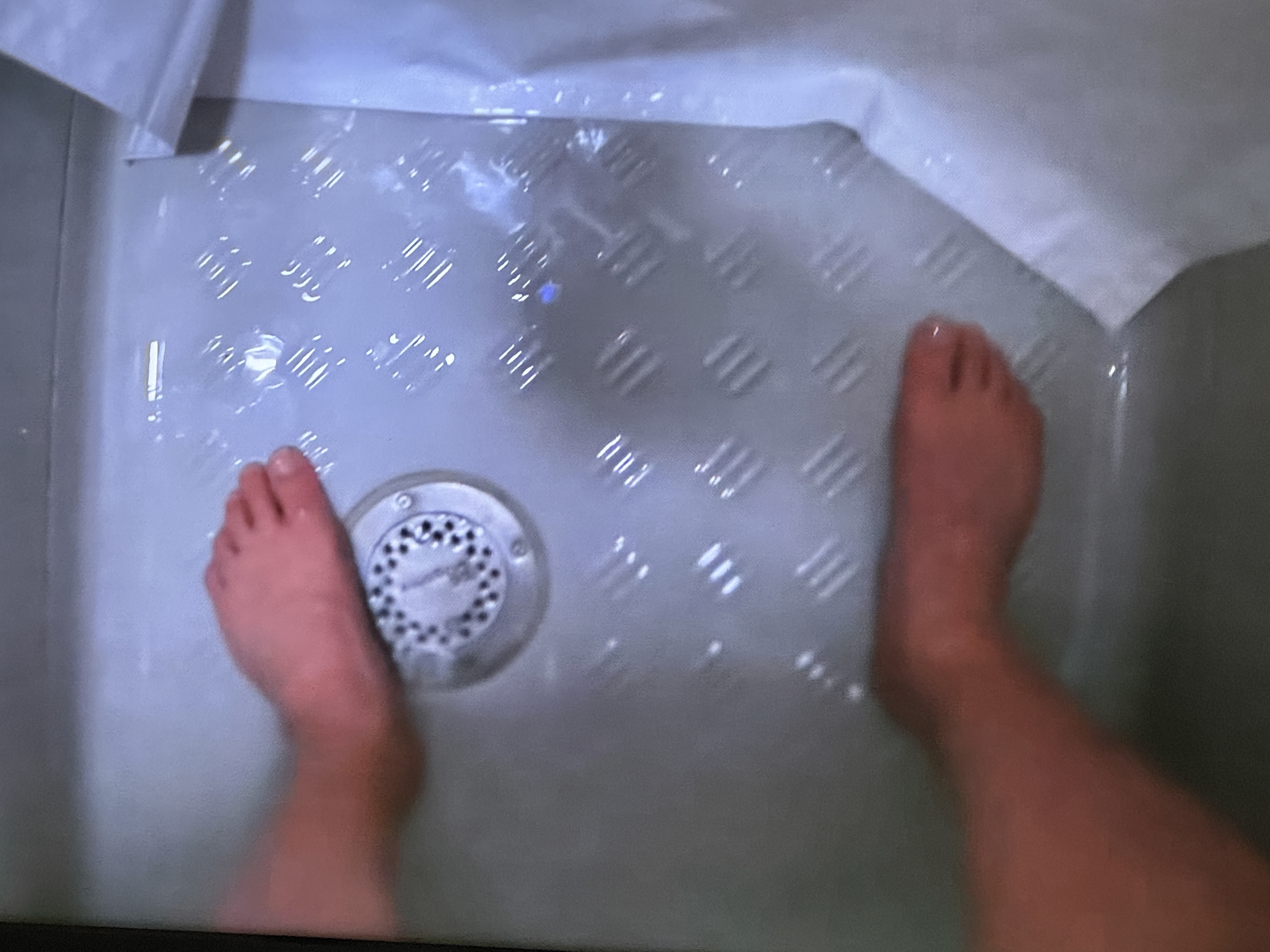 Michael Downie's feet