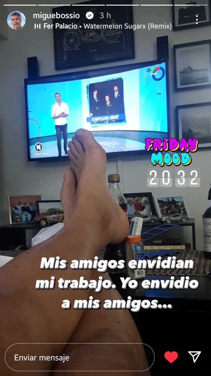 Miguel Bossio's feet
