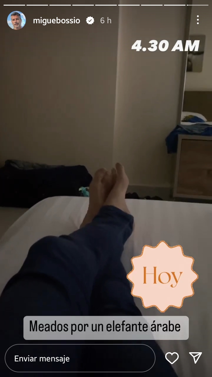 Miguel Bossio's feet