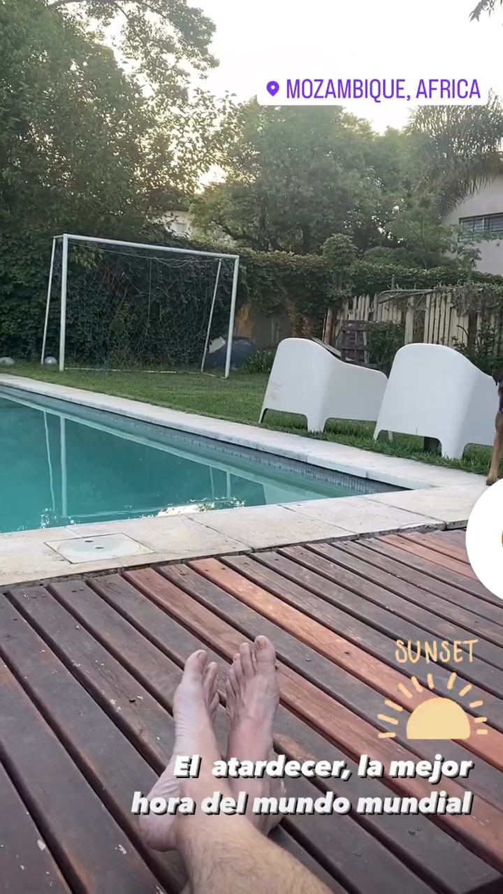 Miguel Bossio's feet