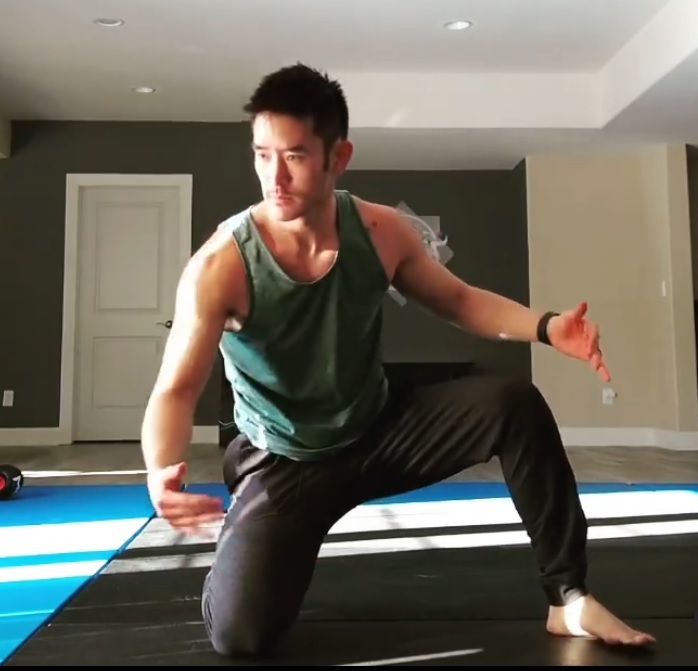 Mike Moh's feet