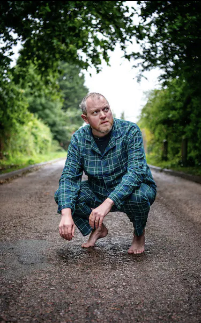 Miles Jupp's feet