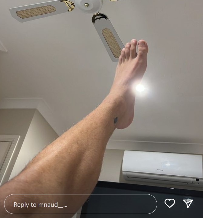 Mitch Eynaud's feet
