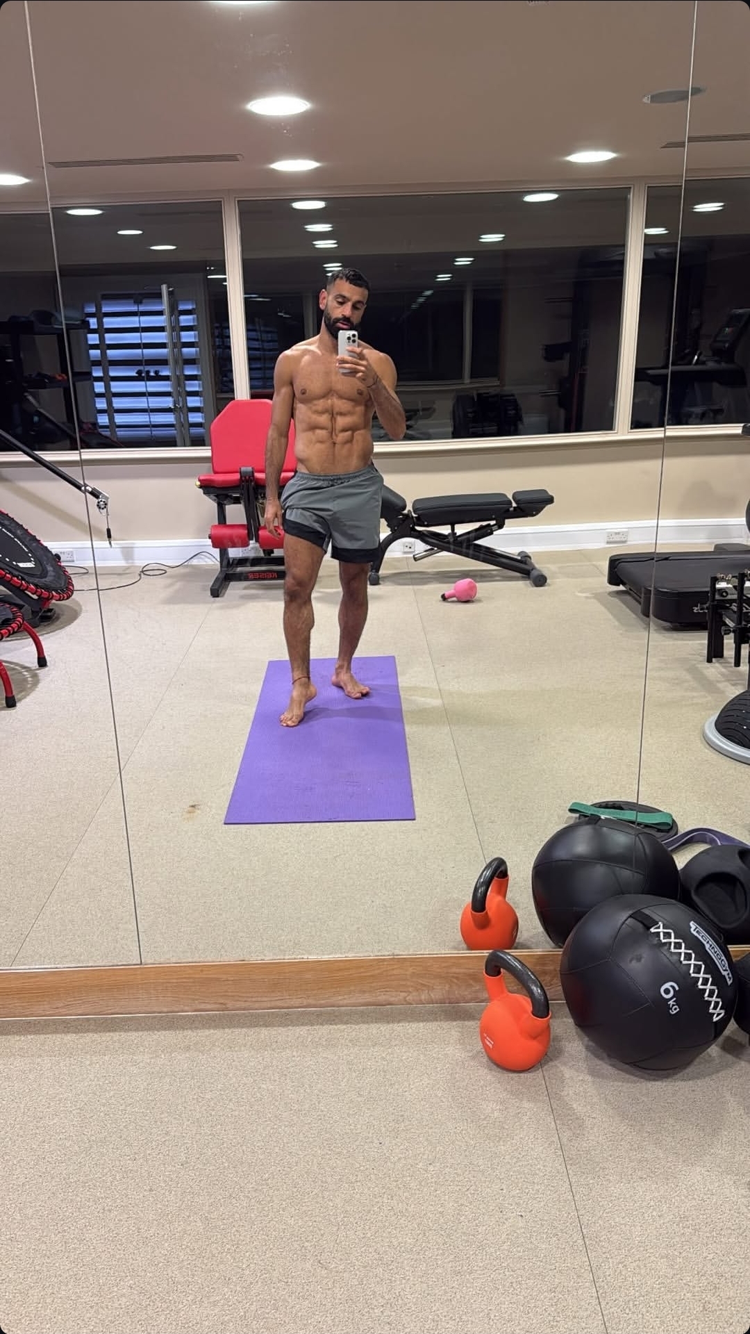 Mohamed Salah's feet