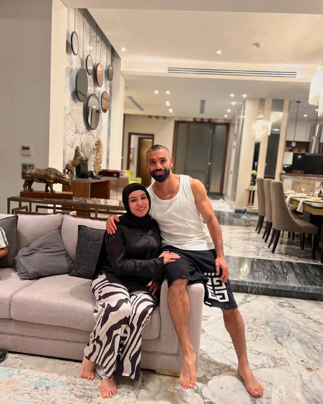 Mohamed Salah's feet