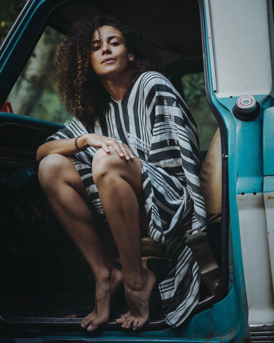 Murielle Hilaire's feet