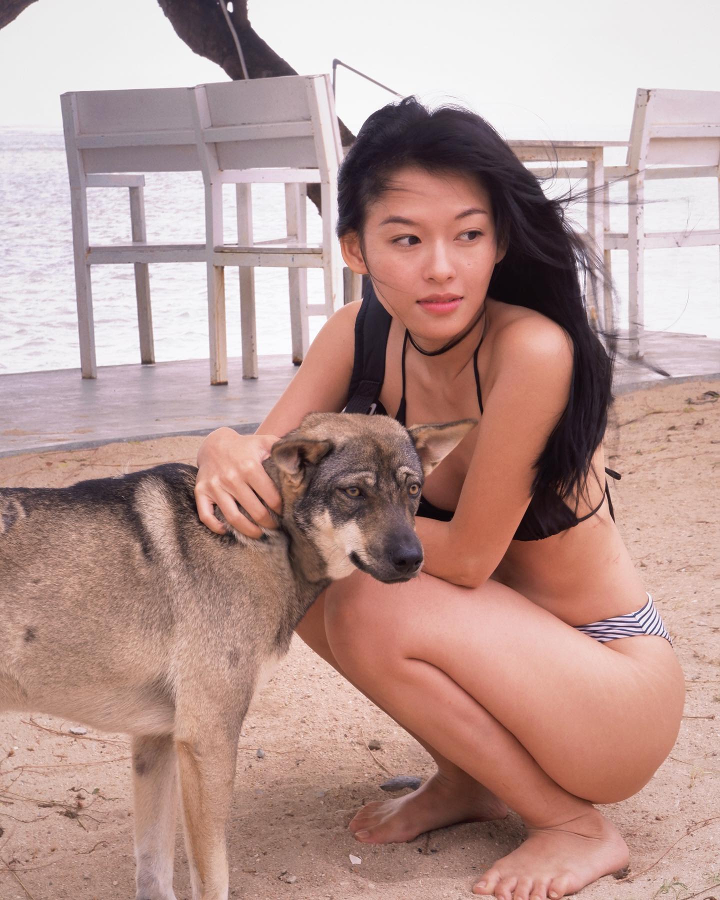 Nguyen Minh Ha's feet