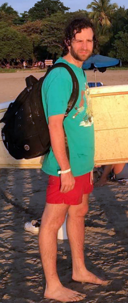 Nicholas Rutherford's feet