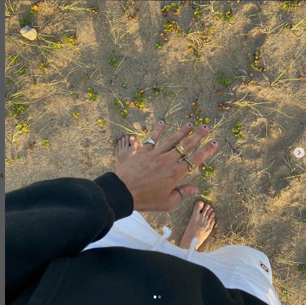 Nicolás Lorenzón's feet