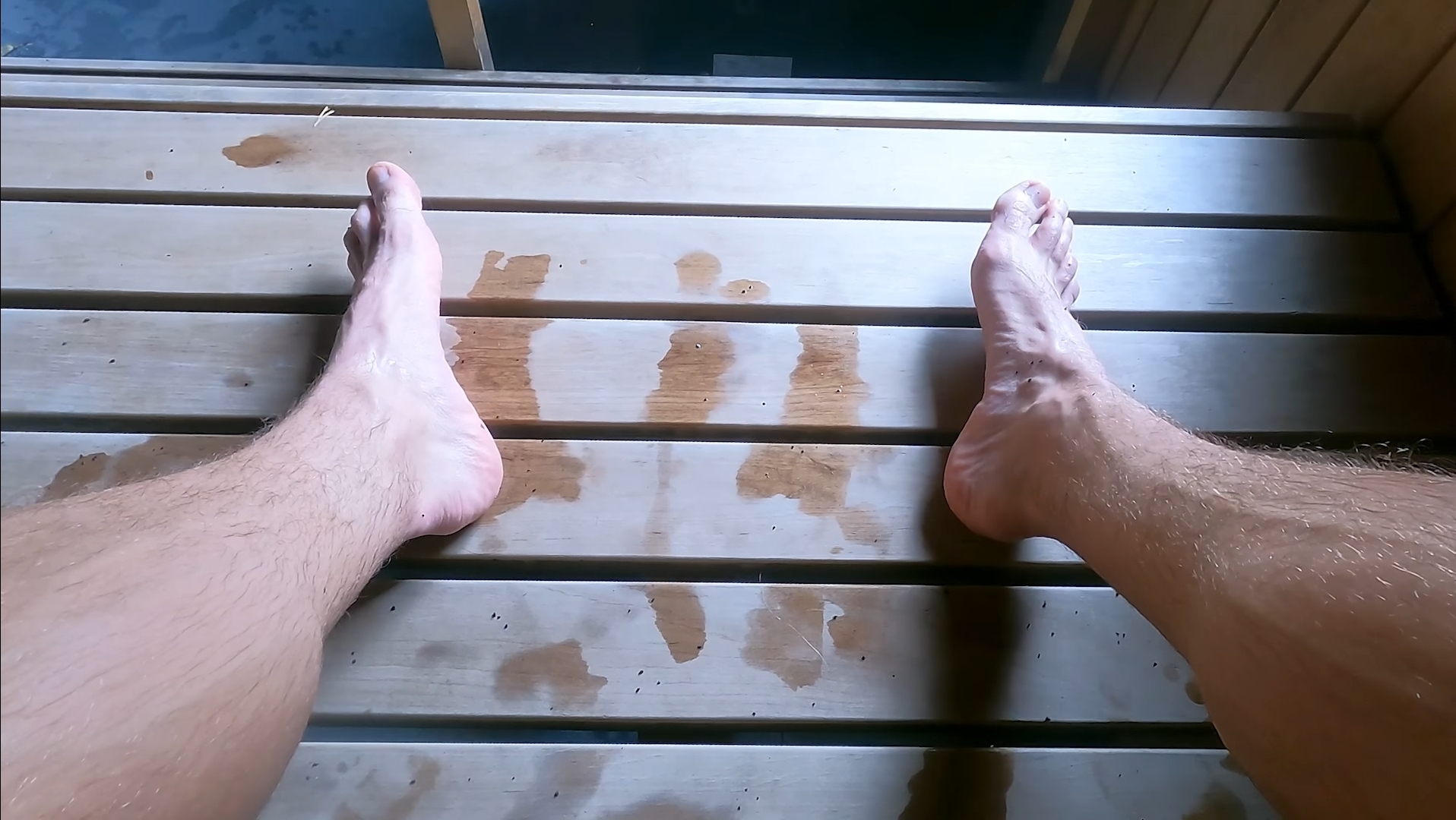 Oliver Fletcher's feet