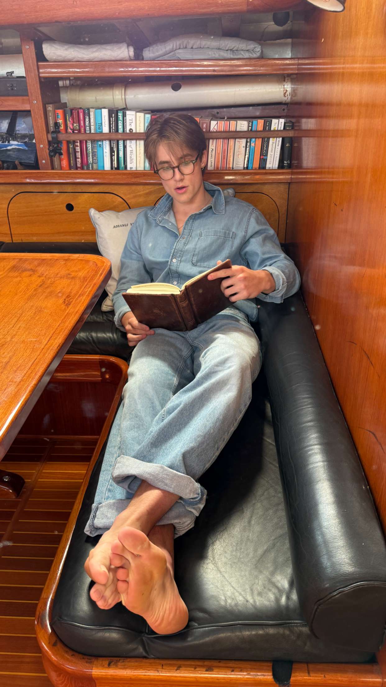Oliver Muhl's feet