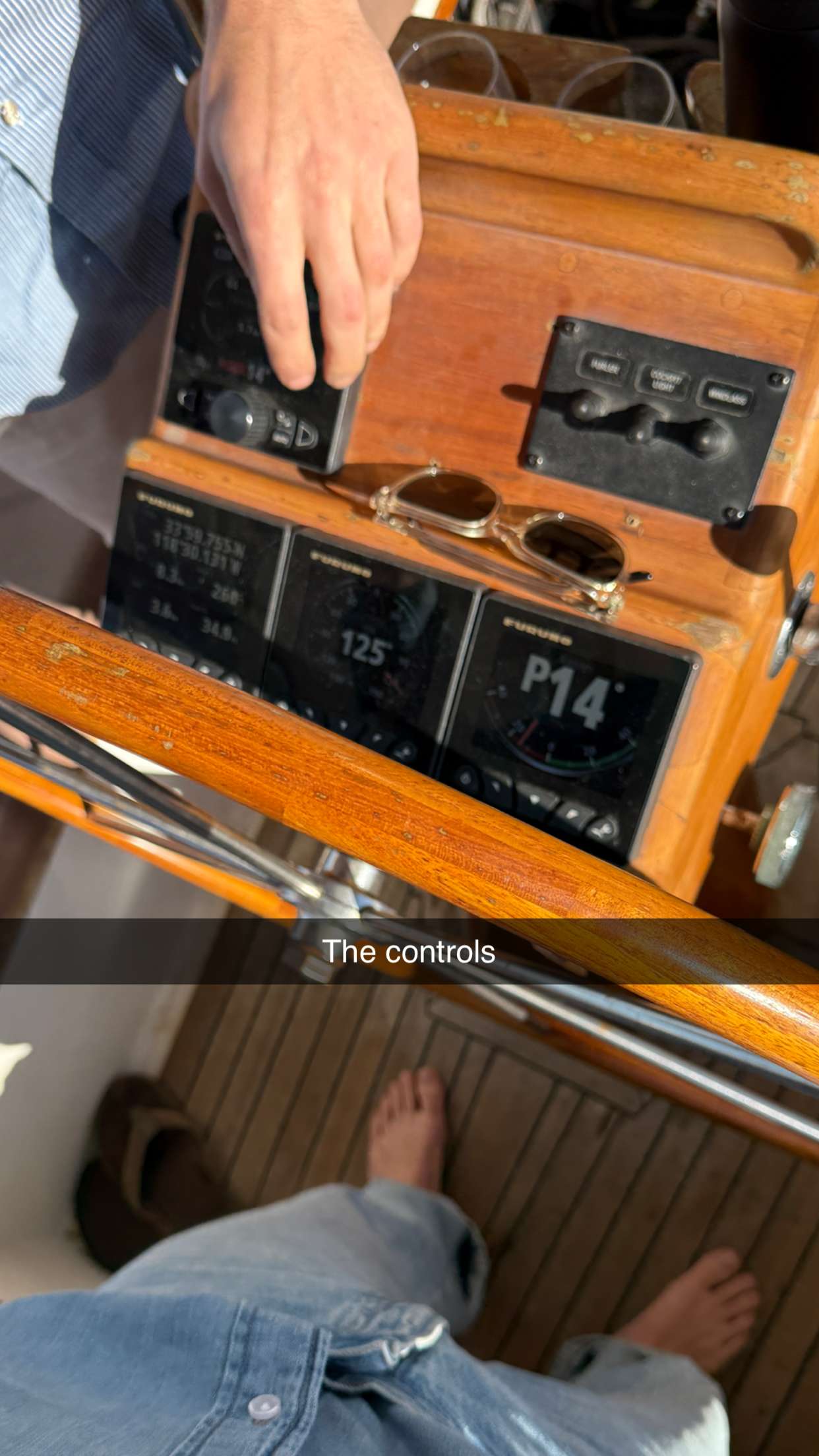 Oliver Muhl's feet