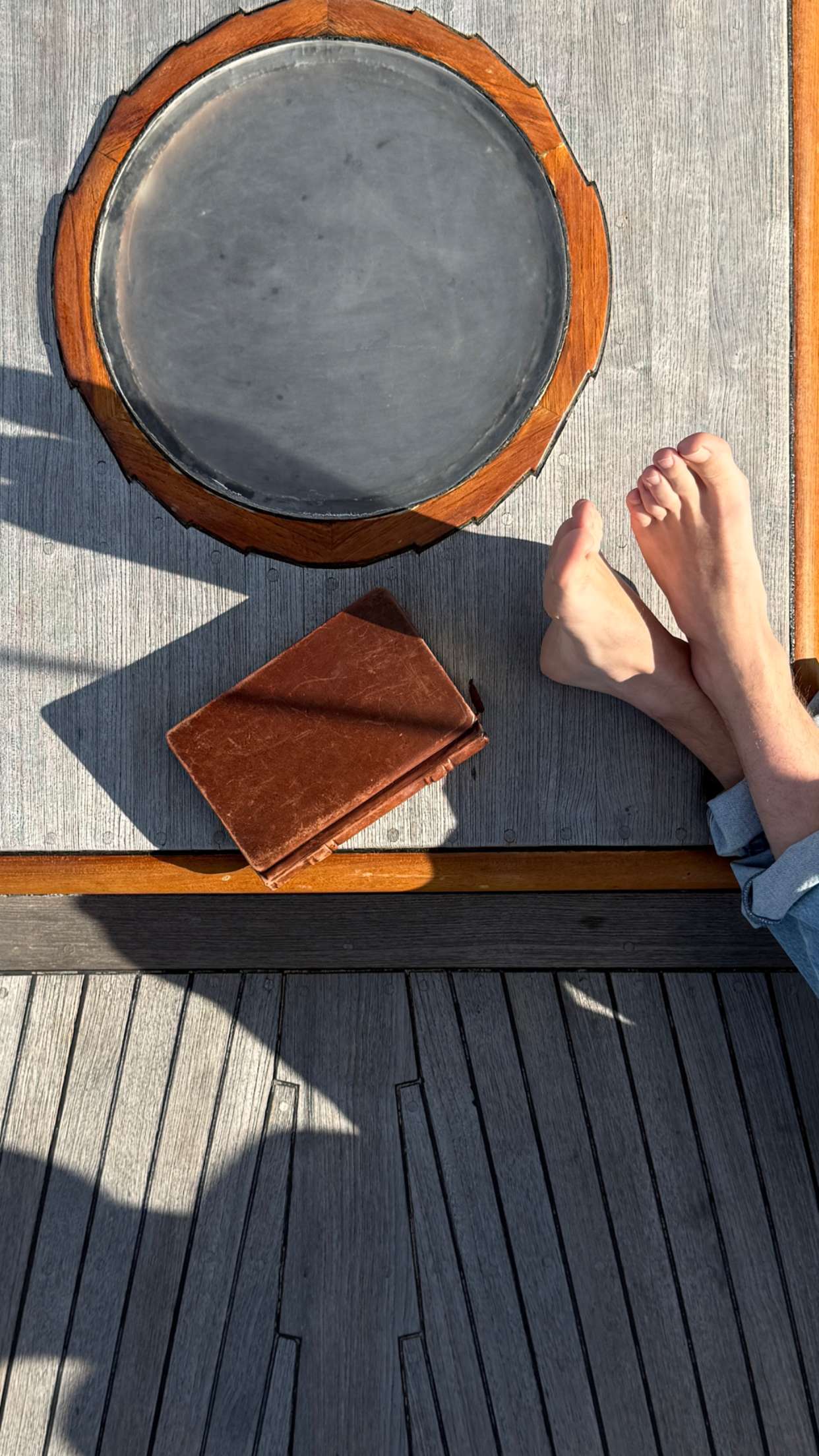 Oliver Muhl's feet