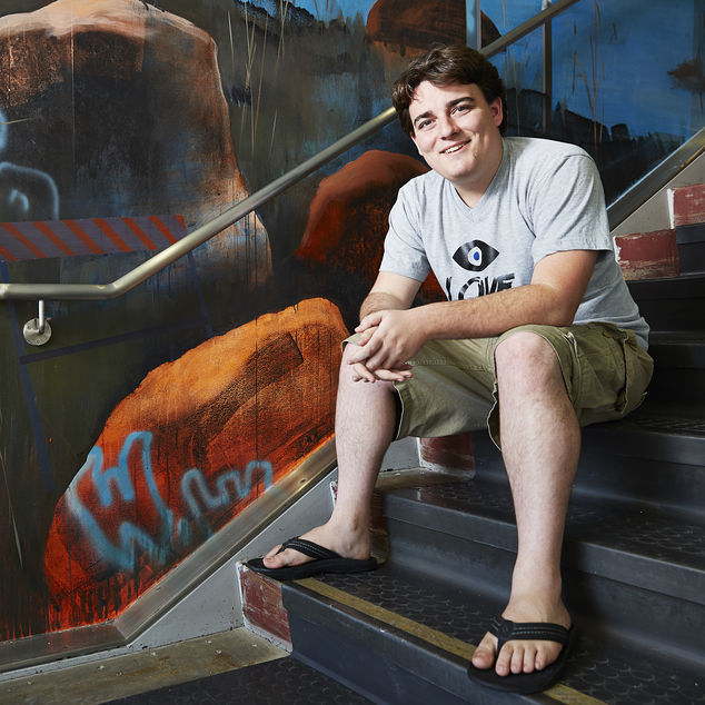 Palmer Luckey's feet