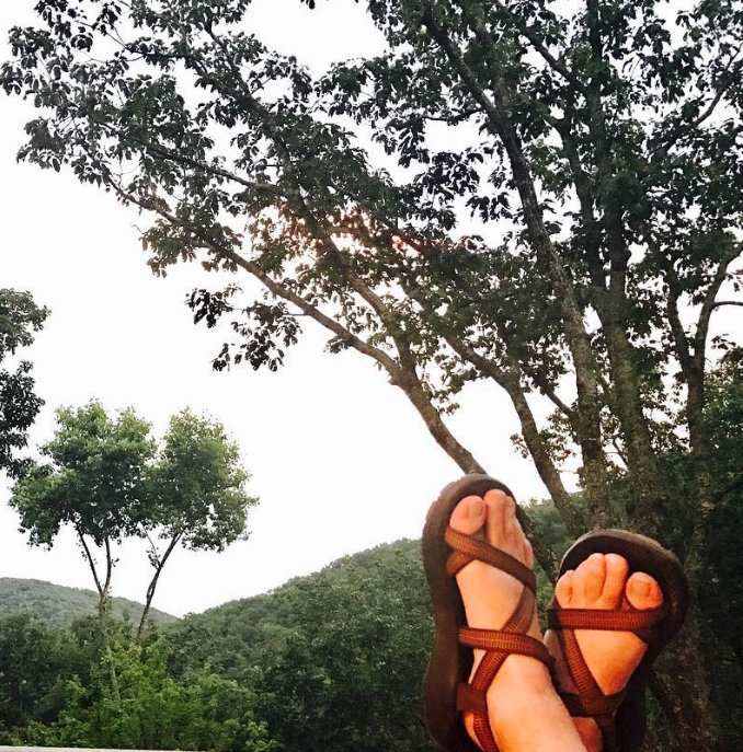 Patrick Fleming's feet