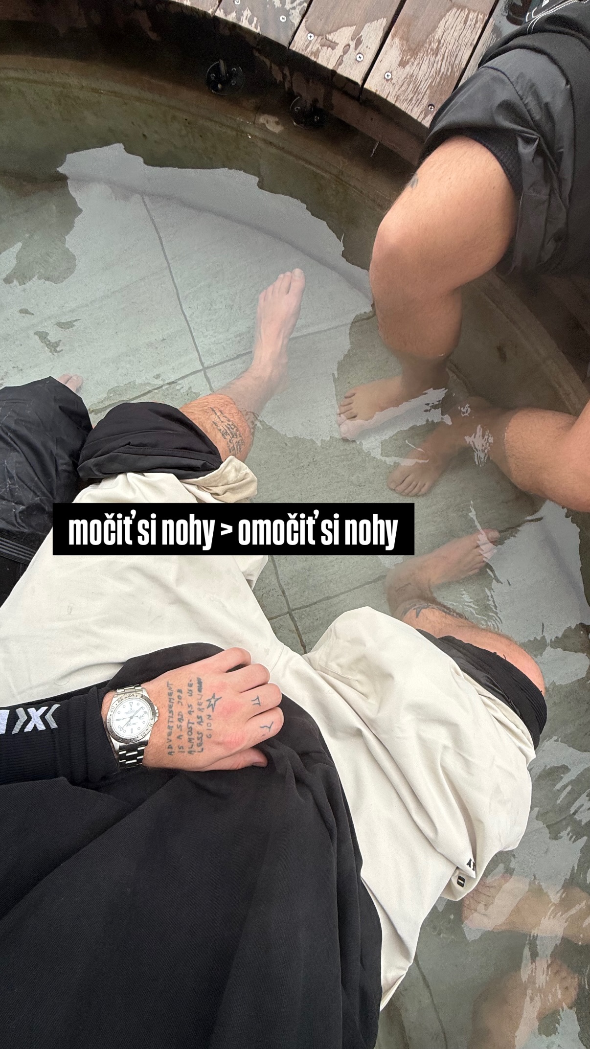Peter Altof's feet